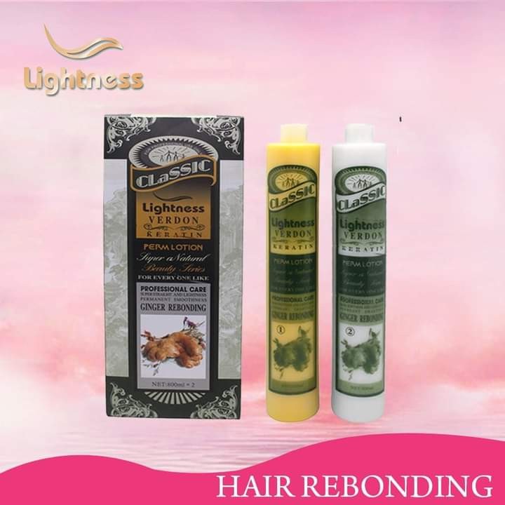 Lightness Verdon Rebonding Set Ginger, Beauty & Personal Care, Hair on ...