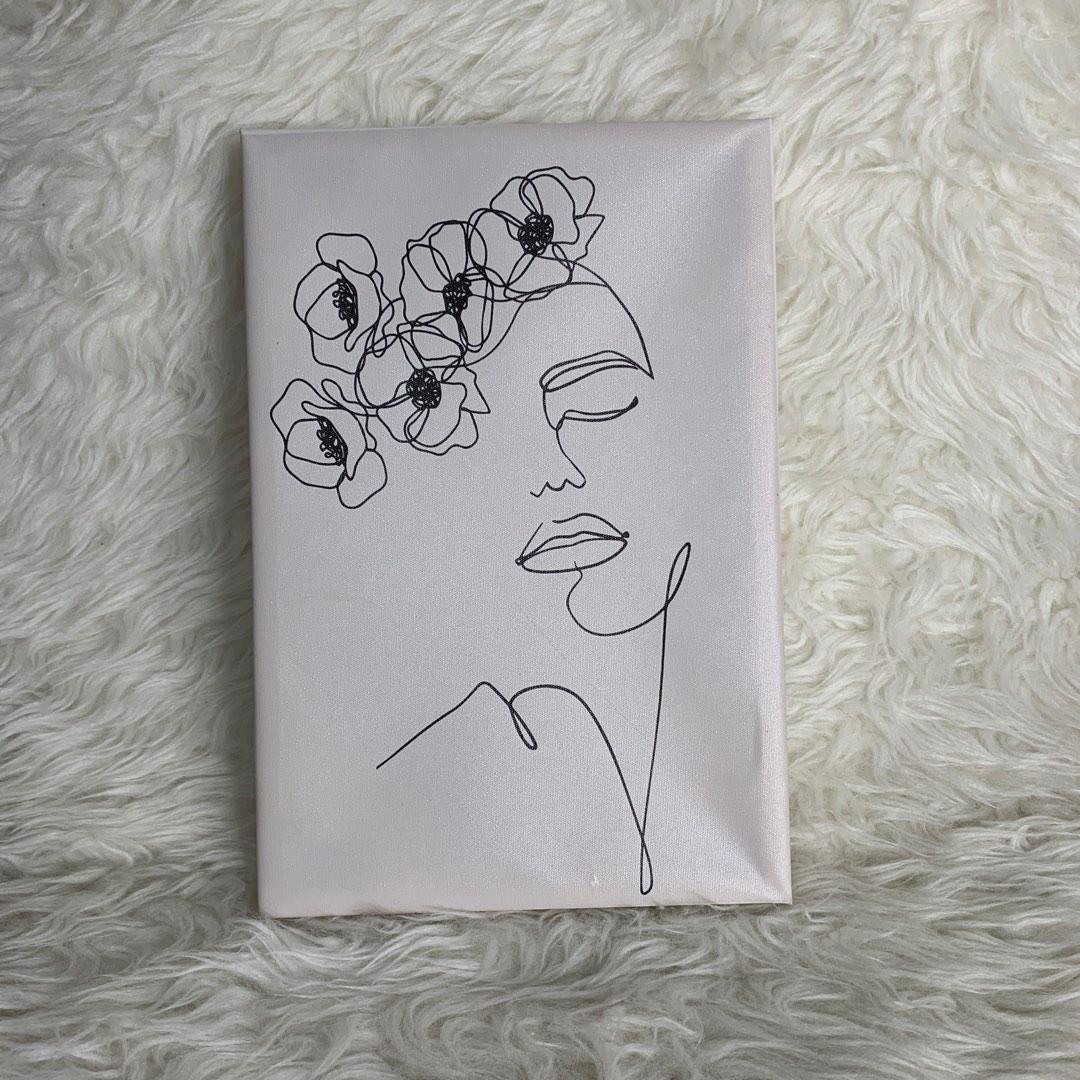 Line Art (Canvas) Painting with wooden frame, Furniture & Home Living ...
