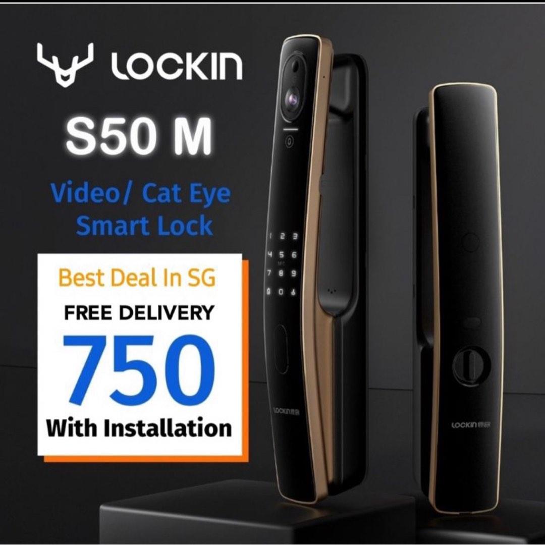 Lockin s50 m digital lock with cat eye, Furniture & Home Living ...