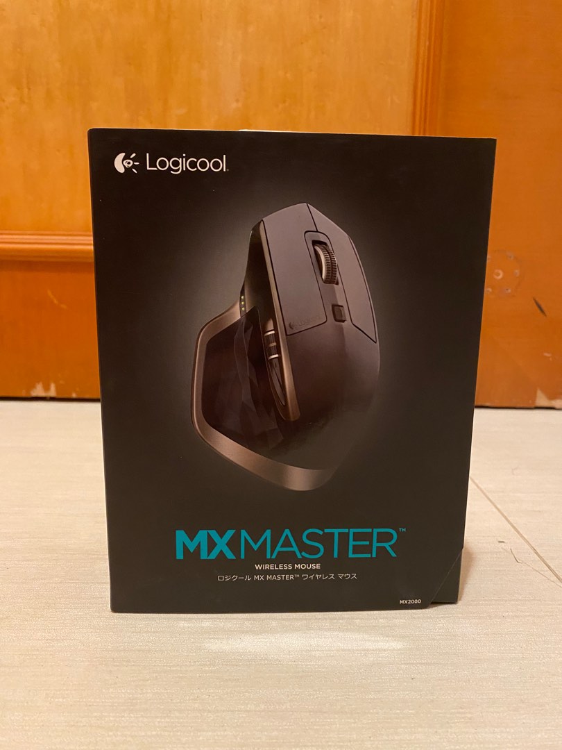 全新未拆Logitech Logicool MX Master 第一代黑色日本版, 電腦＆科技, 電腦周邊及配件, 電腦滑鼠及相關產品 ...