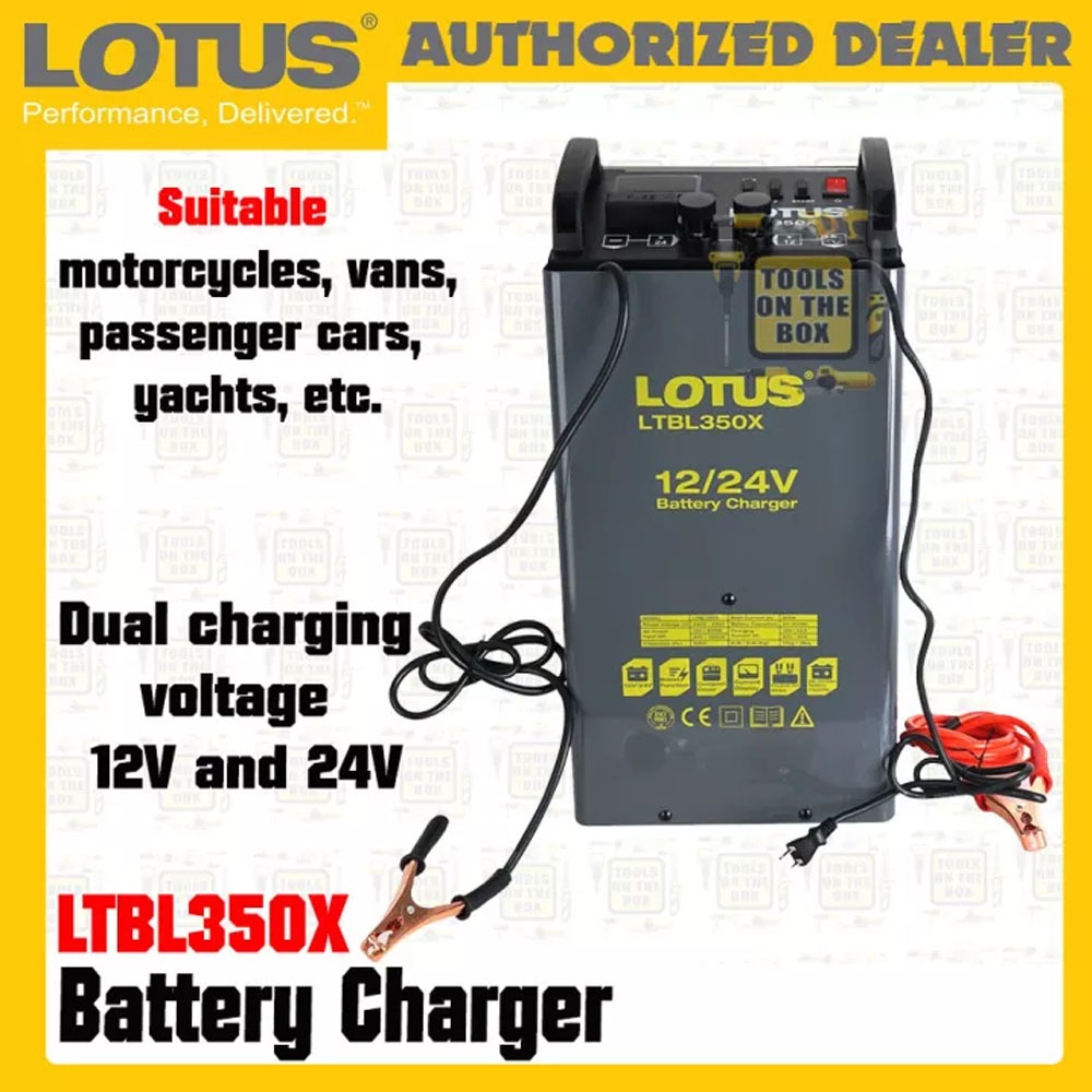 Lotus Battery Charger LTBL350X, Commercial & Industrial, Construction ...
