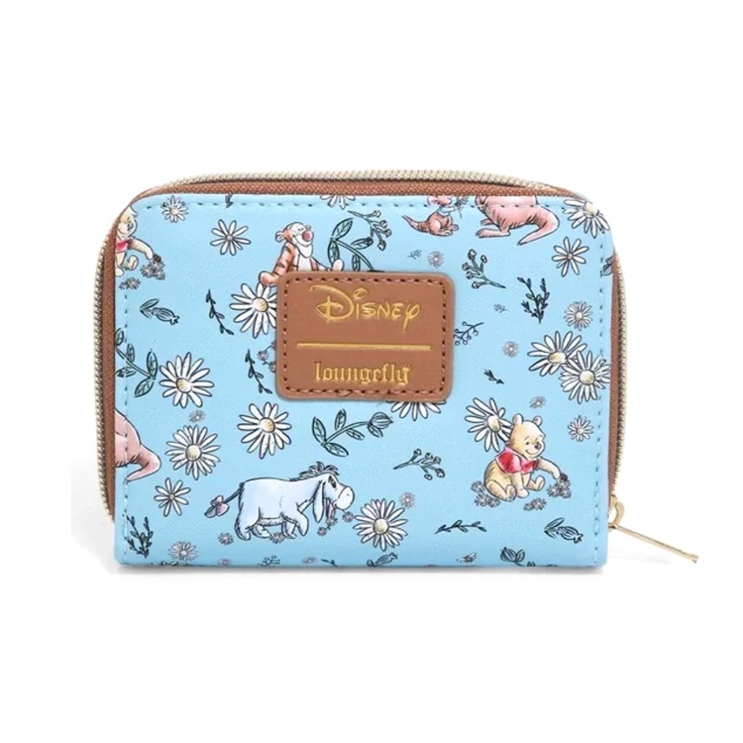LOUNGEFLY DISNEY WINNIE THE POOH SKETCH DAISIES MINI ZIP WALLET, Women ...