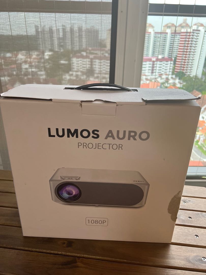 LUMOS AURO Home Cinema Short Throw Projector - Smart - With Youtube & Netflix, TV & Home ...