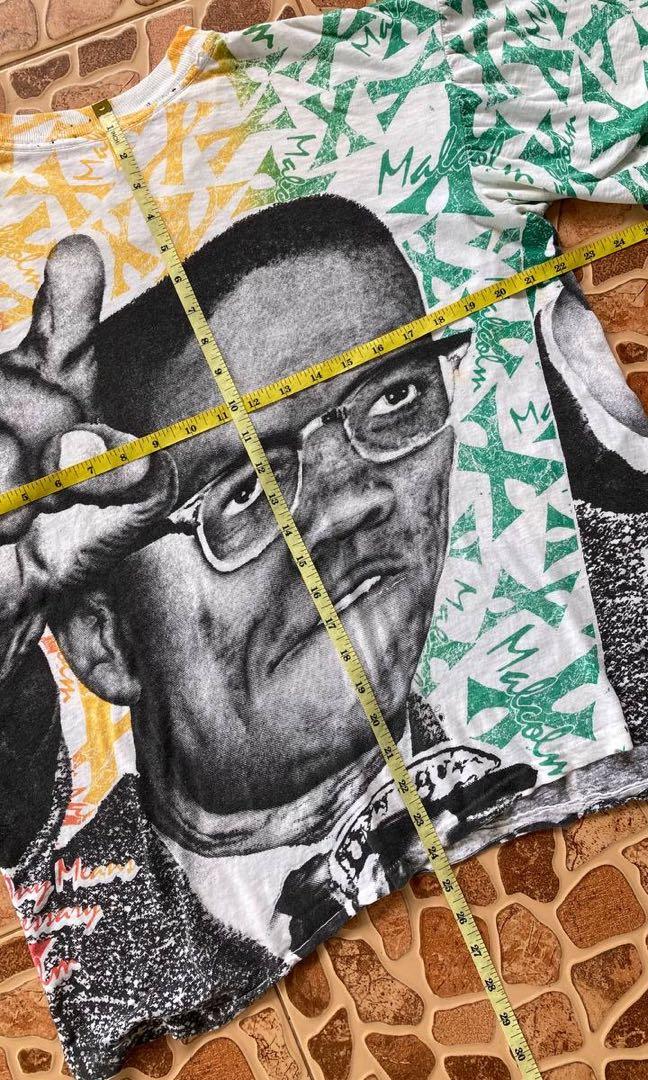 malcom x fullprint, Men's Fashion, Activewear on Carousell
