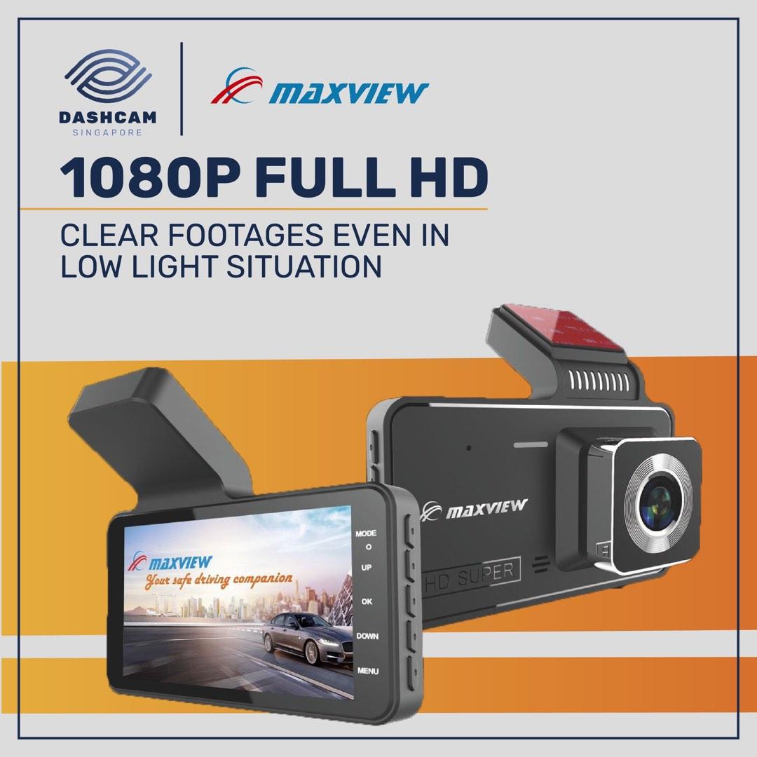 Maxview DC4 Dual-Channel Car Cameral [Product of Singapore] | 1080p ...