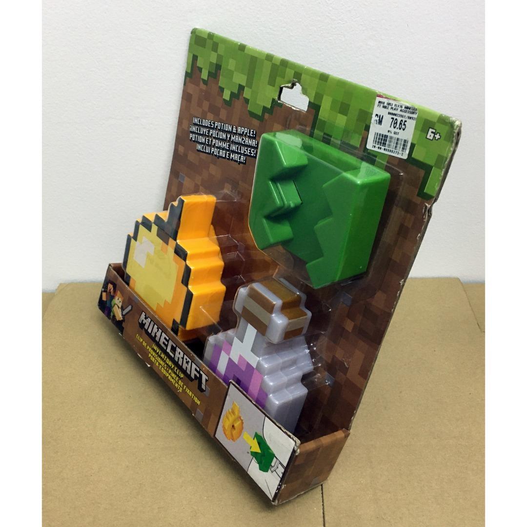 MOJANG x Mattel - Minecraft Inventory Clip with Potion and Golden Apple ...