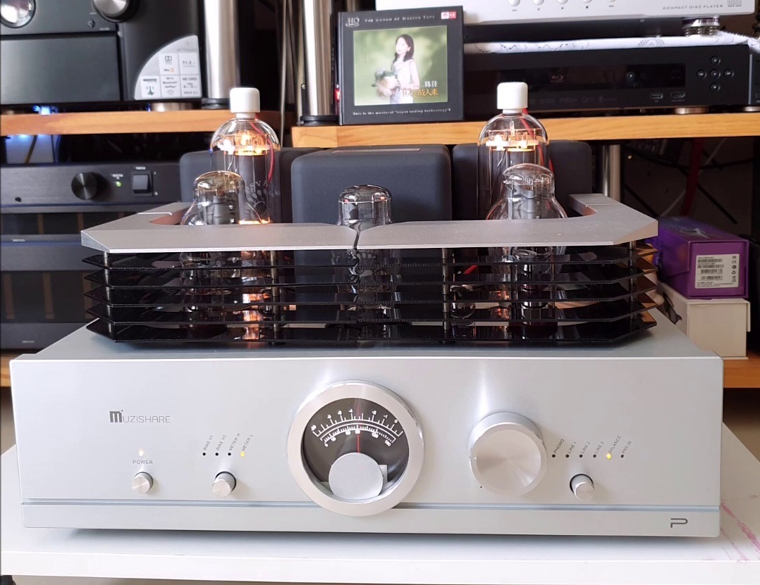 Muzishare R100 300B 805 Single-Ended Class A Integrated Tube Amplifier ...