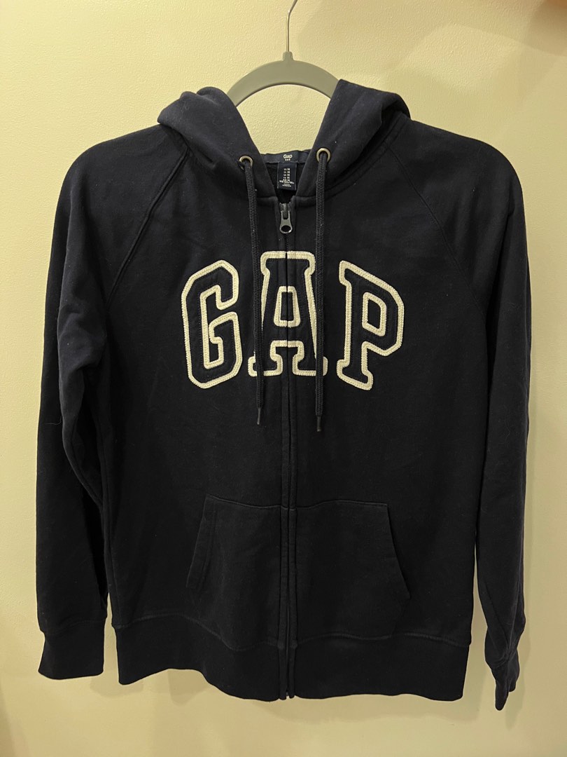 Gap Jacket Navy Blue, Women's Fashion, Coats, Jackets and Outerwear on ...