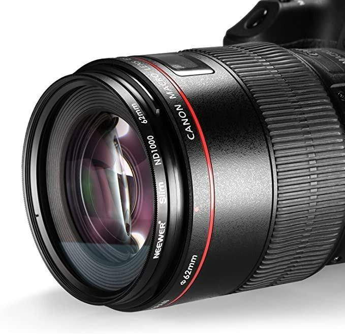 Neewer Slim 62MM Neutral Density ND 1000 Camera Lens Filter 10 Stop ...