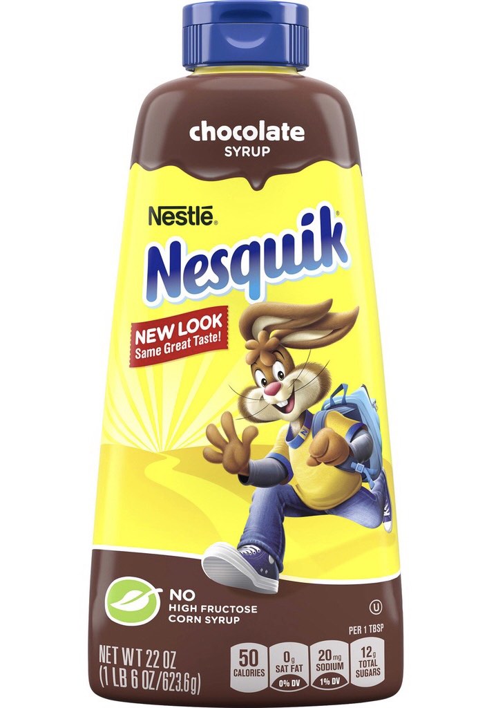 Nestle Nesquik Chocolate Syrup 22oz 623.6g, Food & Drinks, Packaged ...