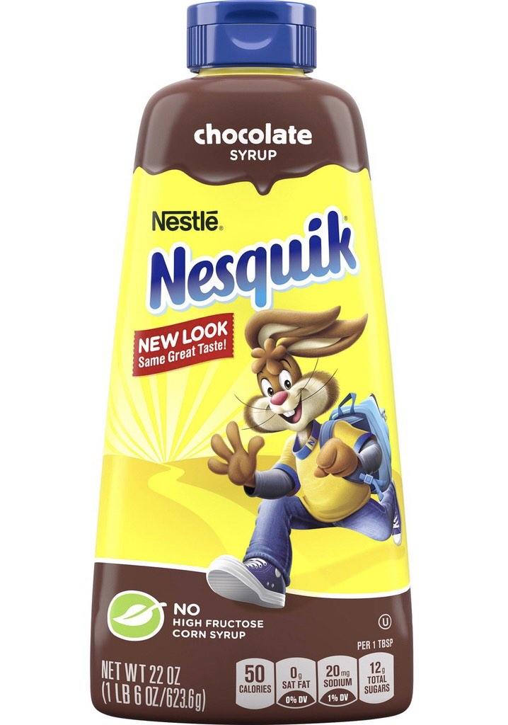 Nestle Nesquik Chocolate Syrup 22oz 623.6g, Food & Drinks, Packaged ...