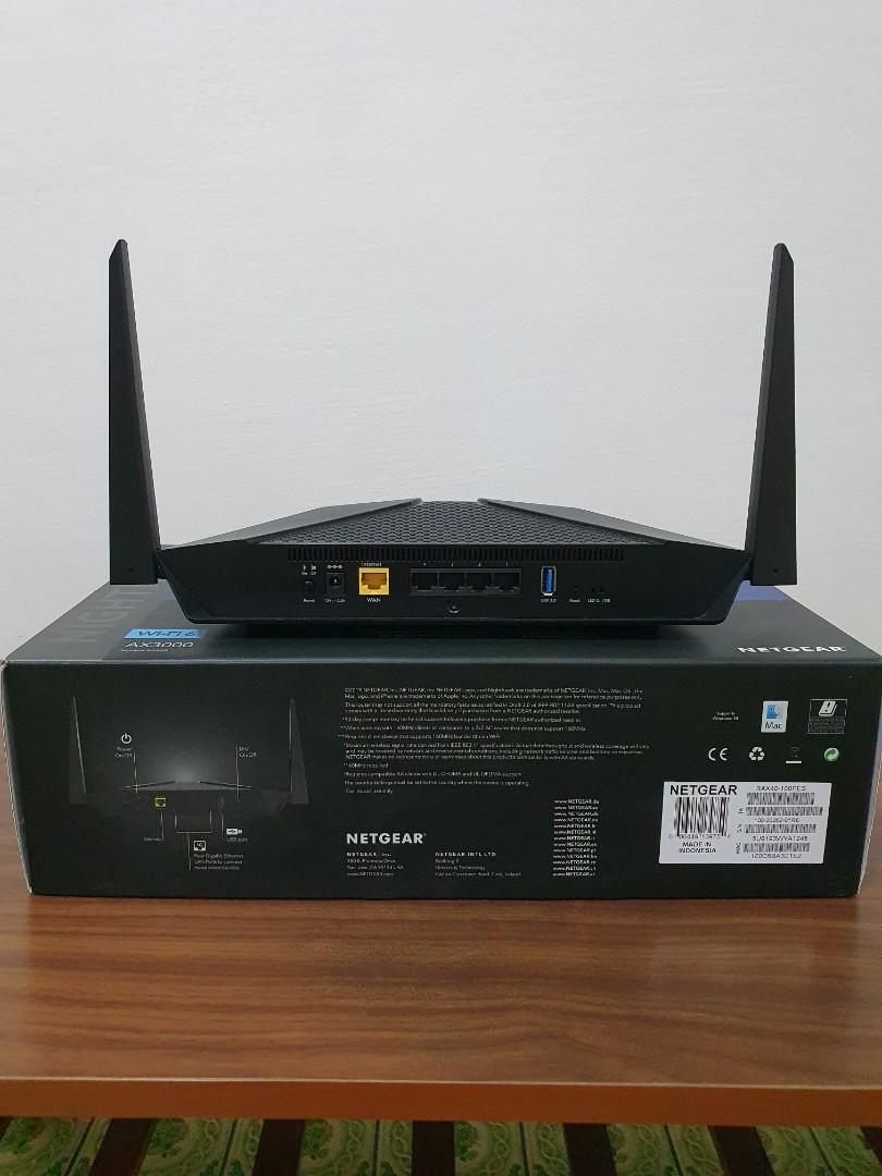 Netgear router Nighthawk AX4, TV & Home Appliances, TV & Entertainment ...