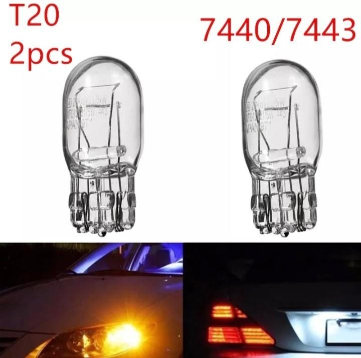 New Koito (Japan) 1 Pair X T20 X 7443 Halogen Warm White Tail/Brake ...