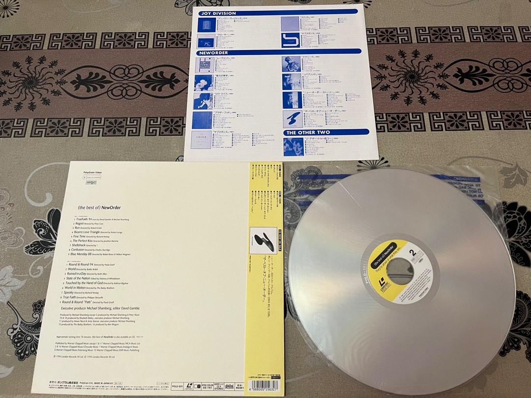 New Order - The Best of New Order Japan Laser Disc RARE, Hobbies & Toys ...