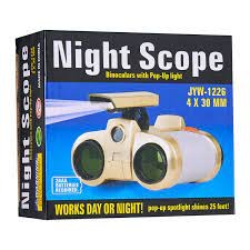 Night Vision Surveillance Scope Binoculars Telescope Pop-Up Light Gift ...