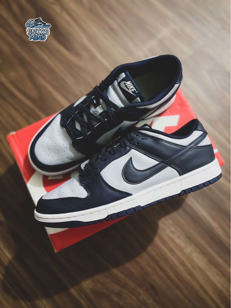 Nike Dunk Low "Georgetown", Men's Fashion, Footwear, Sneakers on Carousell
