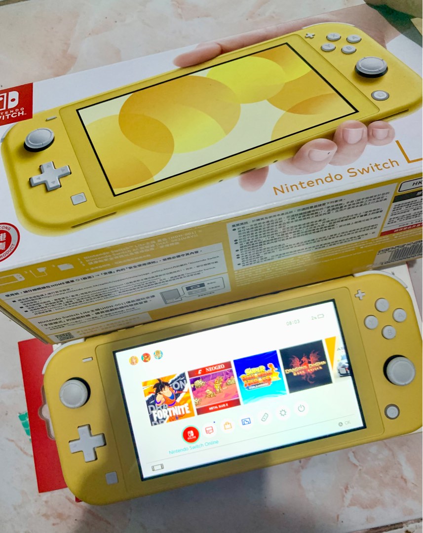 Nintendo switch LITE - Yellow, Video Gaming, Video Game Consoles ...