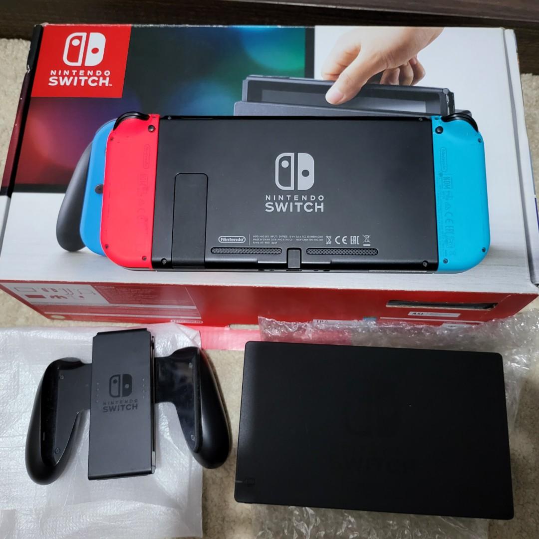 Nintendo Switch V1 Modded Atmosphere w/ 512gb sdcard w/ RCM Full Set w ...