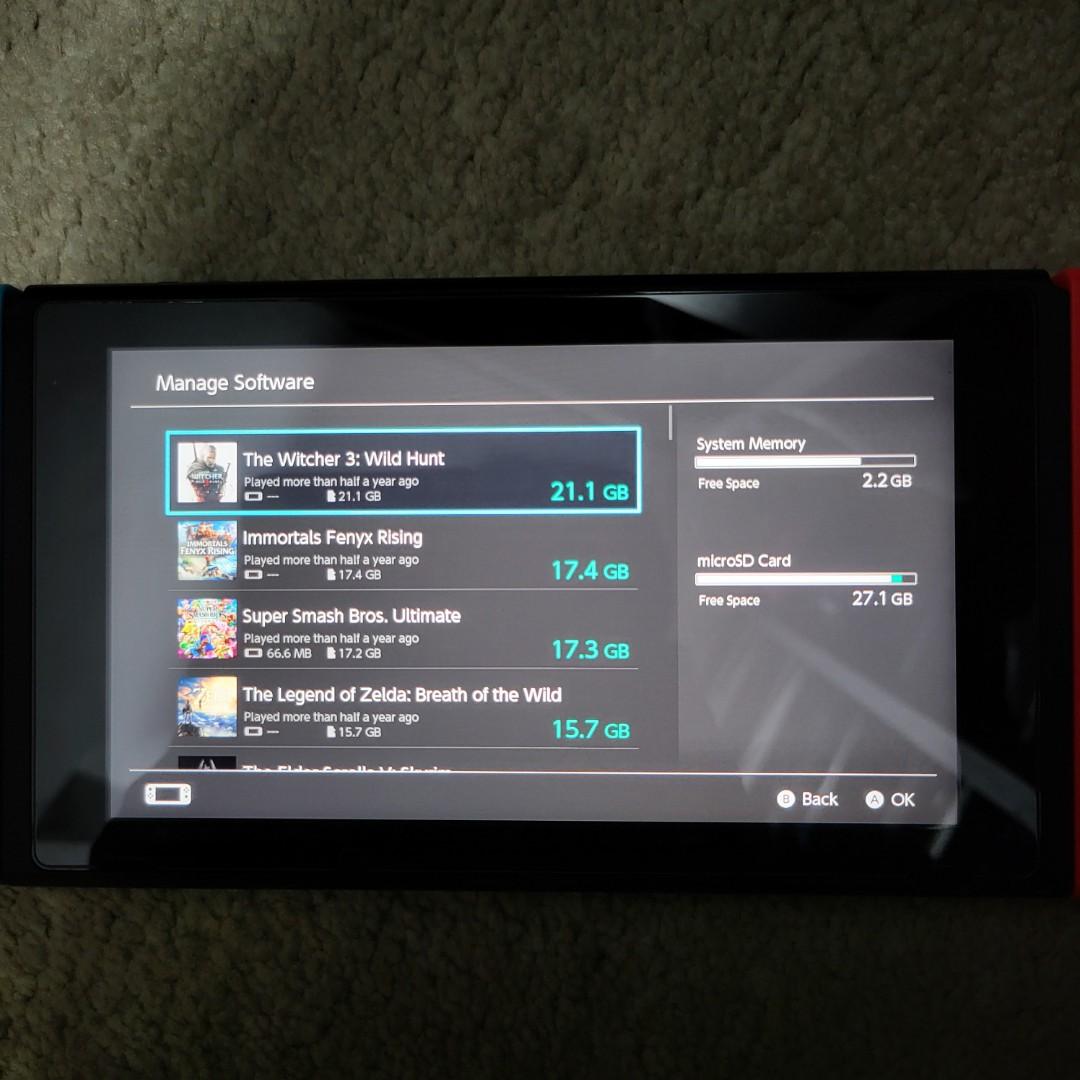 Nintendo Switch V1 Modded Atmosphere w/ 512gb sdcard w/ RCM Full Set w ...