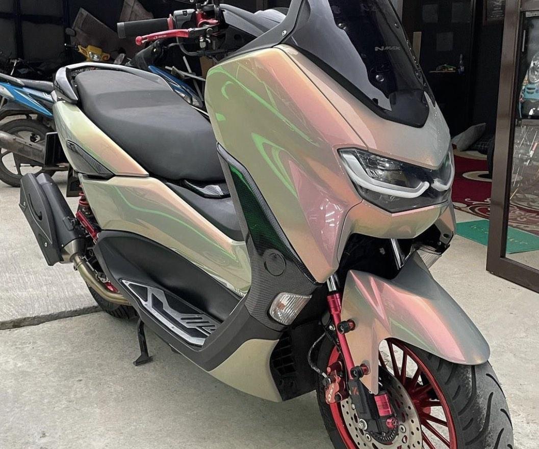 Nmax v2 Coverset repaint +new parts original Yamaha, Motorcycles ...