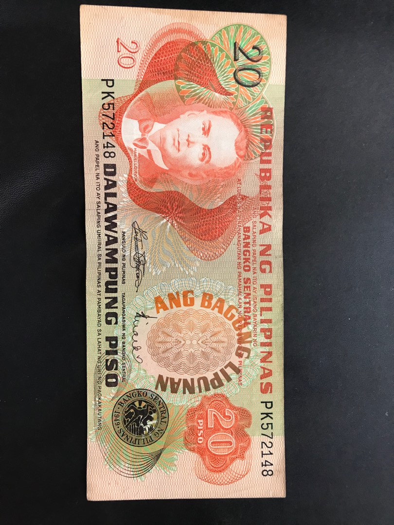 Old 20 peso bill, Hobbies & Toys, Memorabilia & Collectibles, Currency ...