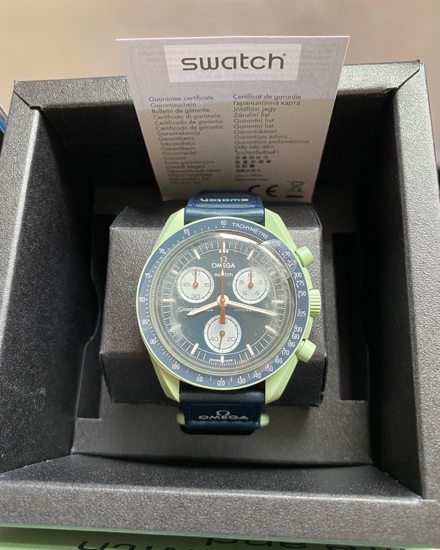 Authentic Omega Swatch watch, Men's Fashion, Watches & Accessories ...
