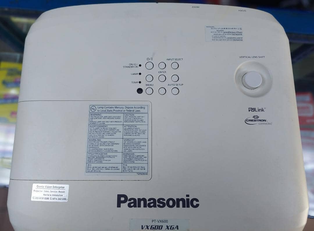 Panasonic VX 600 XGA Projector, TV & Home Appliances, TV ...