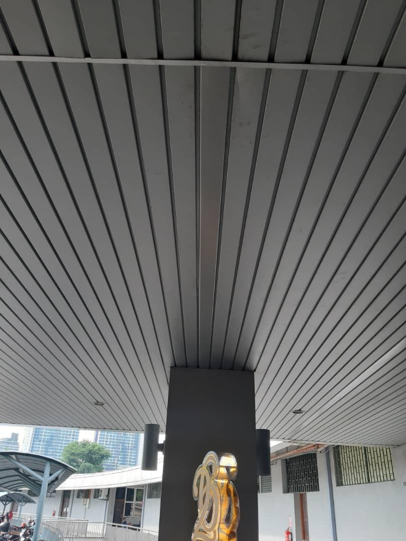 PASANG SILING ALUMINIUM l aluminium strip ceiling install, Services ...