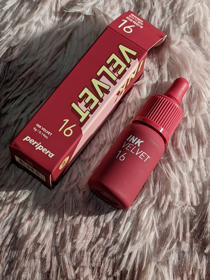 Peripera Ink Velvet 16 Heart Fuchsia Pink, Beauty & Personal Care, Face ...