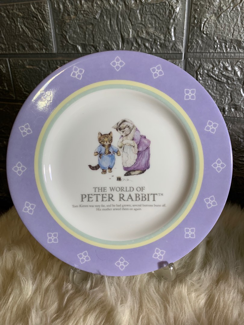Peter Rabbit Tom Kitten cake plate, Furniture & Home Living ...