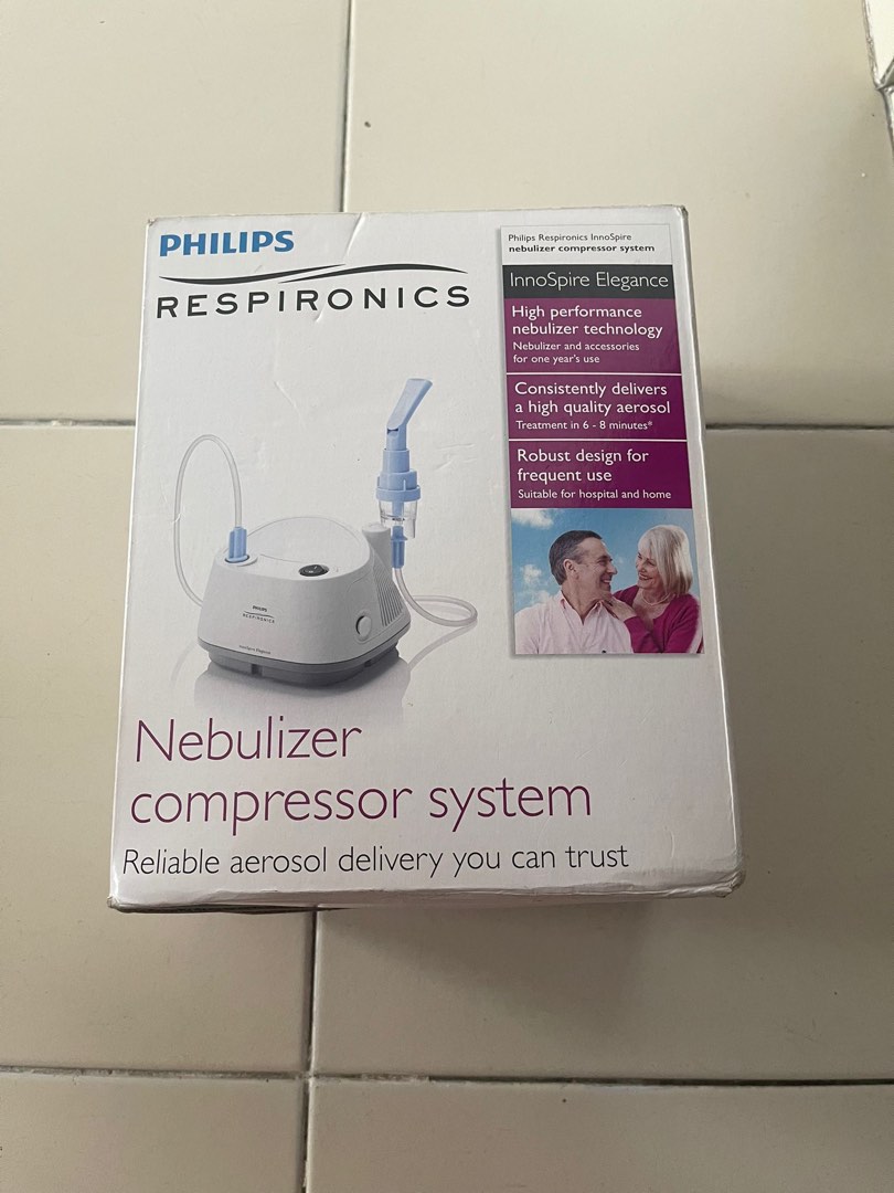 Philips Respironics Nebulizer Compressor System, Health & Nutrition ...