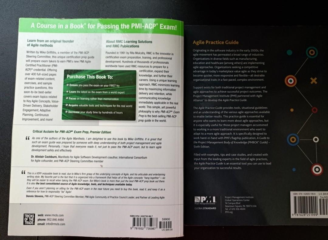 PMI-ACP Exam Prep and Agile Practice Guide, Hobbies & Toys, Books & Magazines, Textbooks on ...