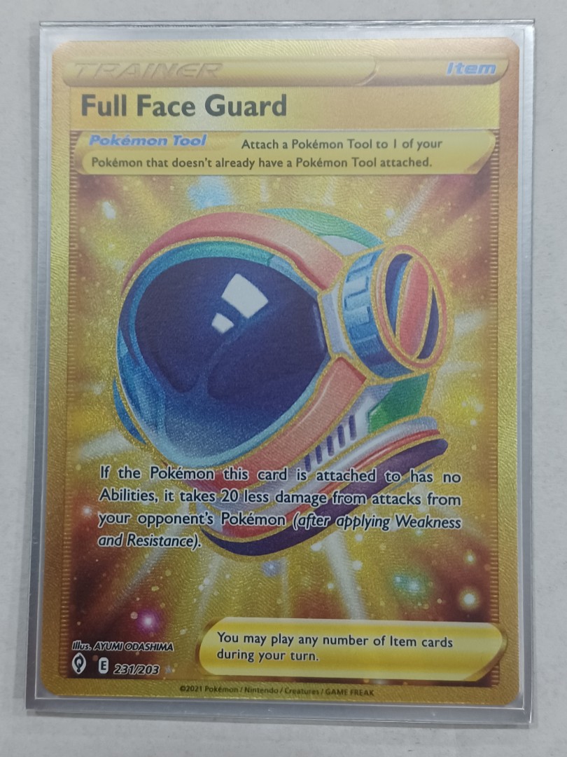 Pokemon TCG full face guard 231/203 secret, Hobbies & Toys, Toys ...