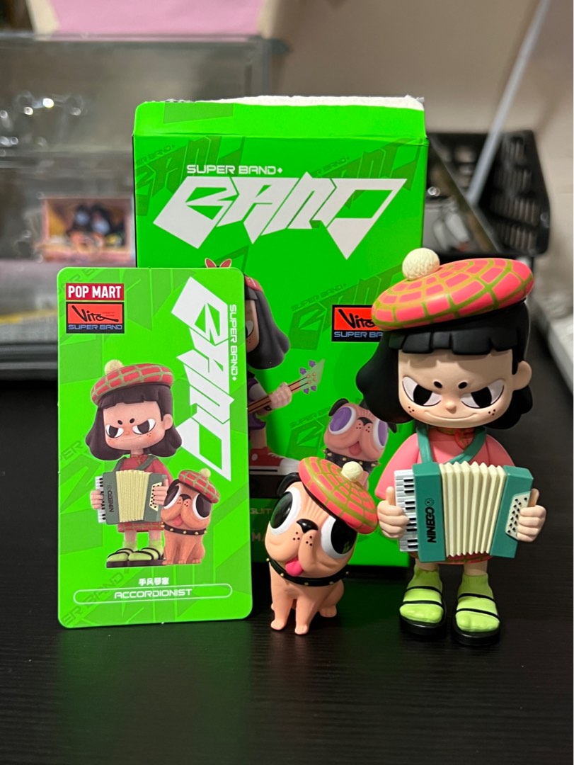 POPMART Vita X Popmart Super Band+ Series: Accordionist, Hobbies & Toys ...