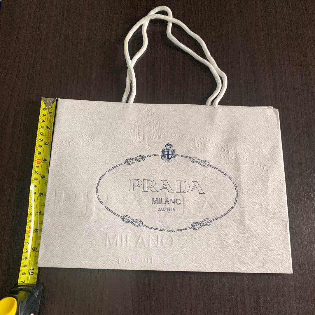 Prada paperbag (authentic), Luxury, Accessories on Carousell