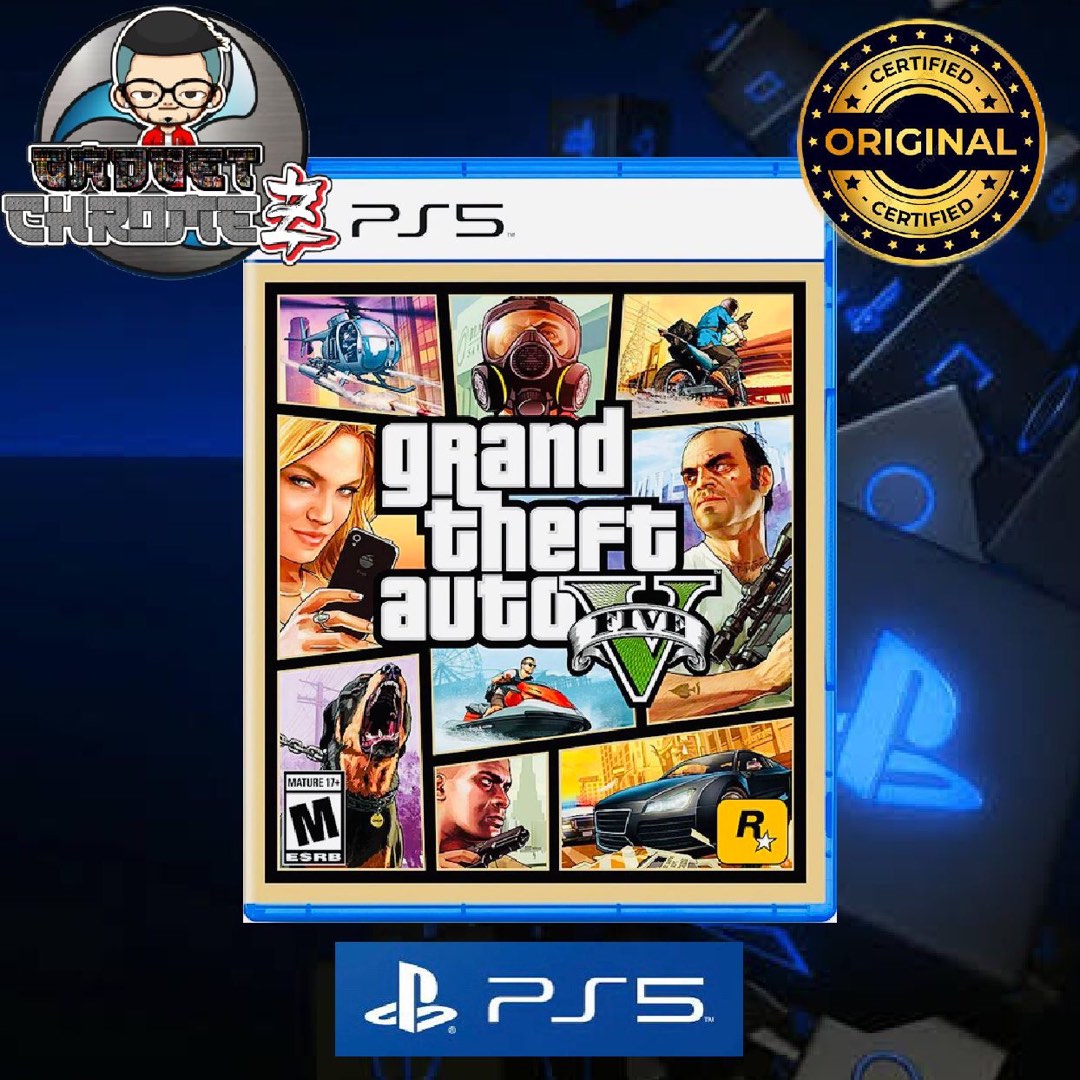 GTA V Grand Theft Auto V | PS5 Game | BRANDNEW, Video Gaming, Video ...
