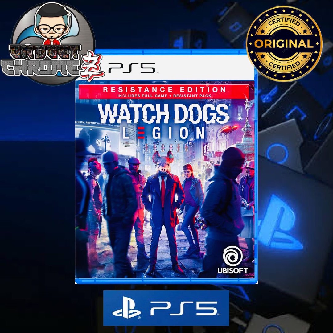 PS5 | Watch Dogs: Legion (Resistance Edition) | BRANDNEW, Video Gaming ...
