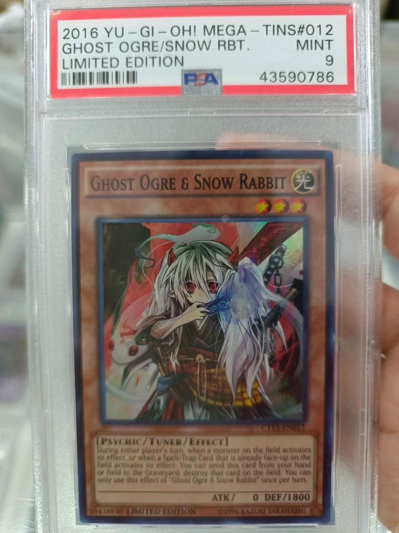 PSA 9 2016 YU-GI-OH Ghost Ogre/Snow Rbt., Hobbies & Toys, Toys & Games ...