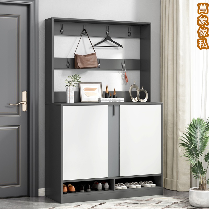 QS132【雙色選擇】鞋櫃 儲物櫃 鞋架 玄關櫃 門廳櫃 門口鞋櫃 收納鞋櫃 層櫃 雜物櫃Shoe cabinet, lockers ...