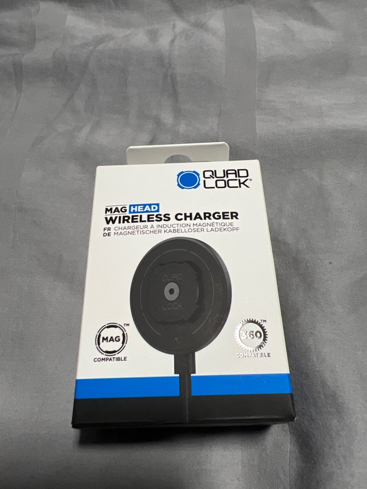 Quad Lock Mag Head Wireless Charger, Mobile Phones & Gadgets, Mobile ...