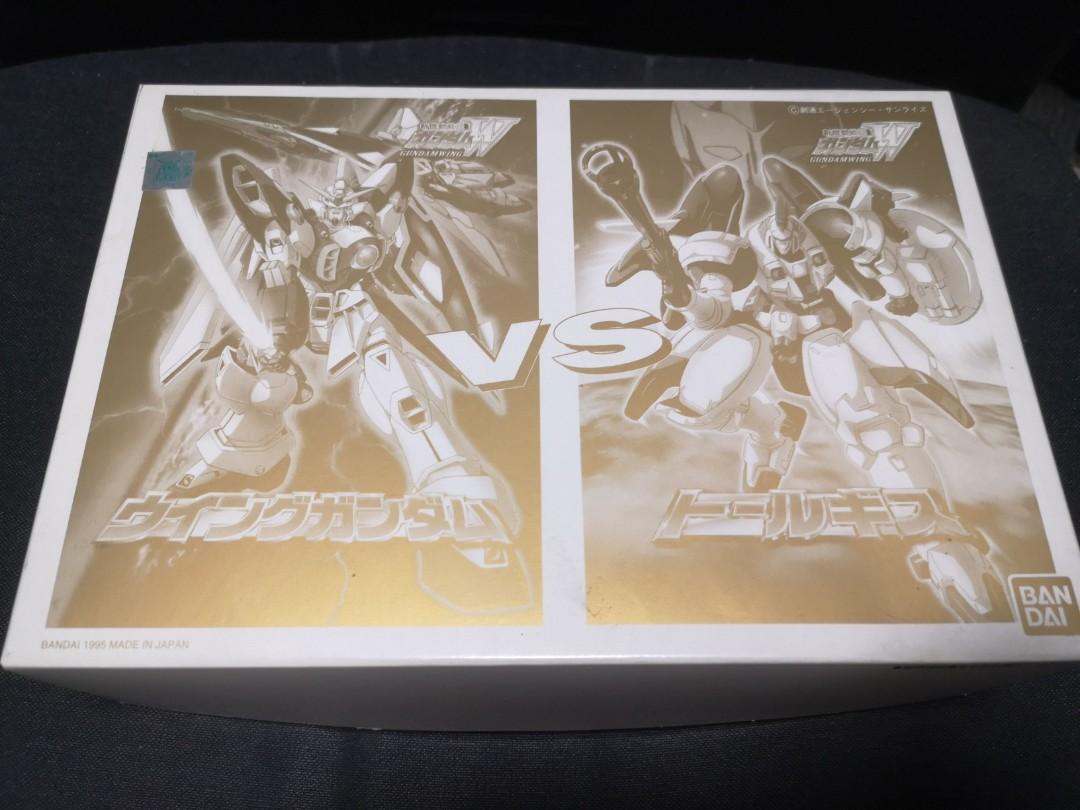 Rare Gundam wing Gold Vs Tallgeese Silver High grade Model kit Gunpla ...