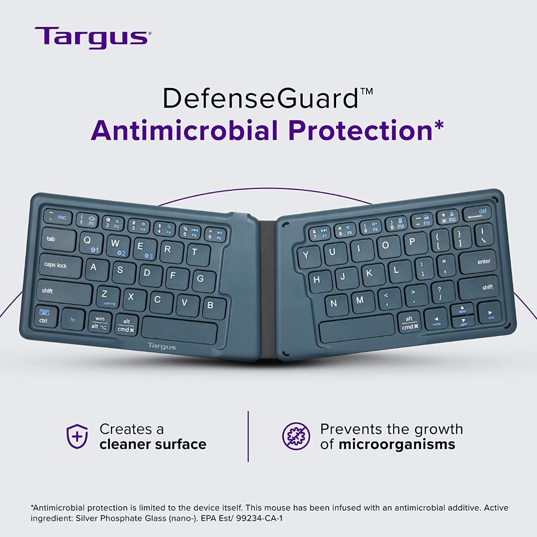 (readystock) Targus Ergonomic Foldable Bluetooth Keyboard, Split Travel ...