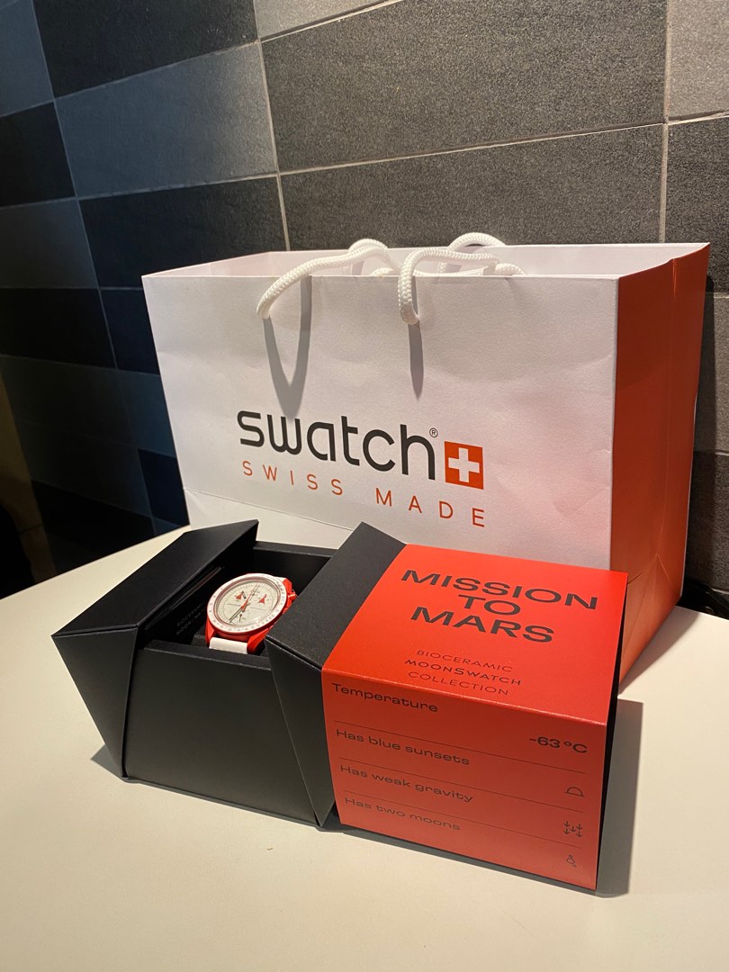 Receipt Mars Omega x Swatch brand new, Luxury, Watches on Carousell