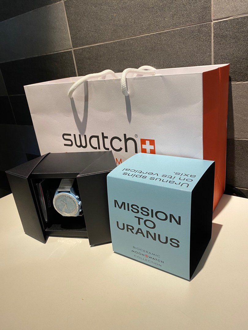 Receipt Uranus Omega x Swatch brand new, Luxury, Watches on Carousell