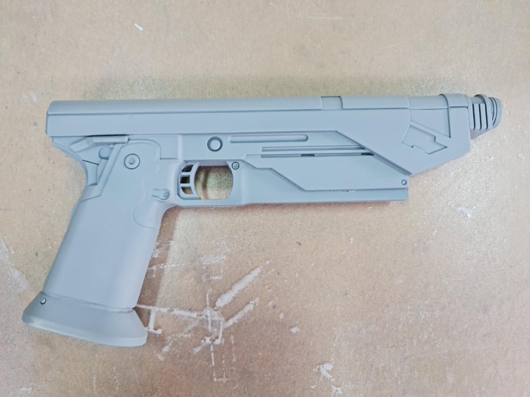 Star Wars Resin Bo Katan's Wester-35 Blaster Prop, Hobbies & Toys, Toys ...