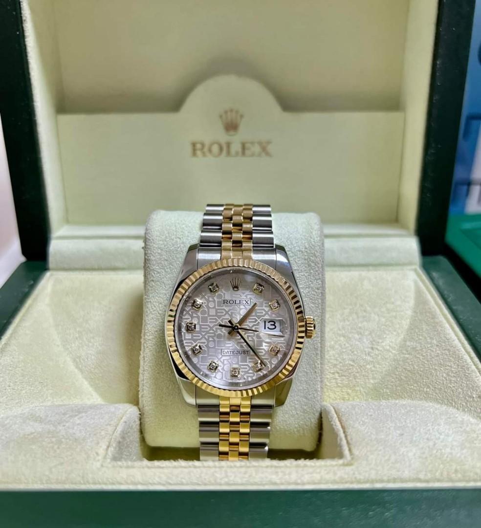 Rolex Datejust 36mm Computer Face,, Luxury, Watches on Carousell