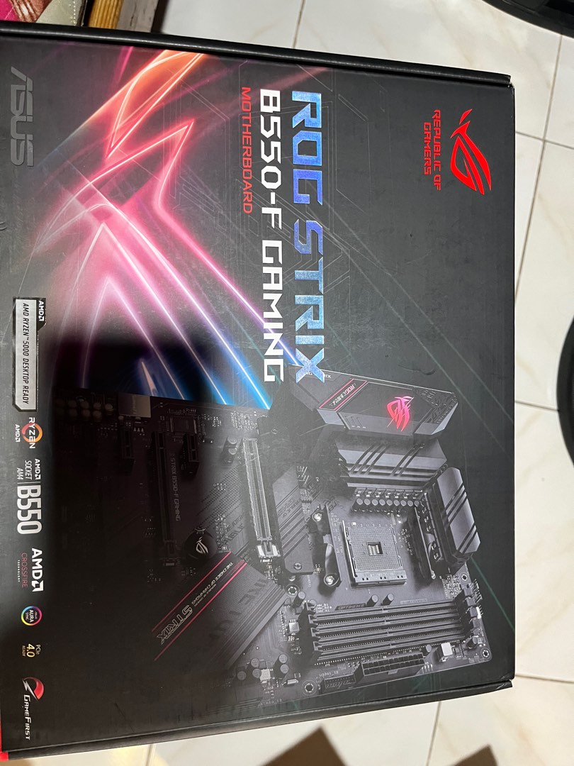 Ryzen 7 5800X and Asus Rog Strix B550 F, Computers & Tech, Parts ...