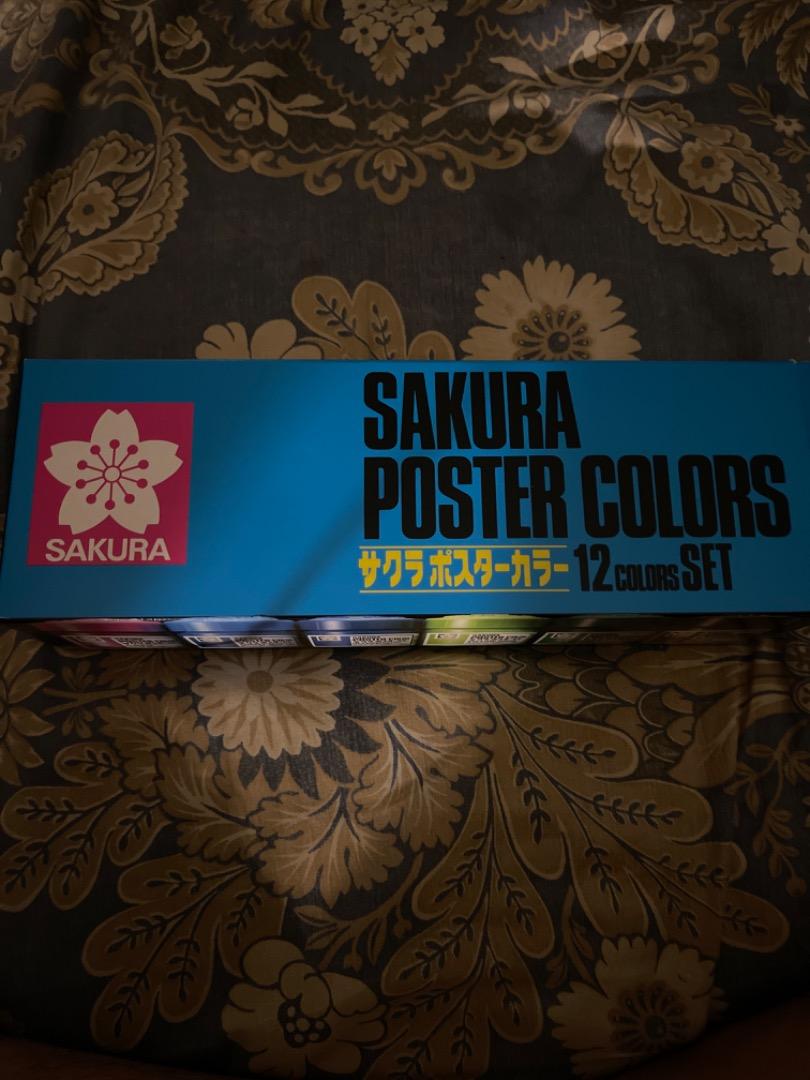 Sakura poster Color’s 12 colour set, Hobbies & Toys, Stationery & Craft ...