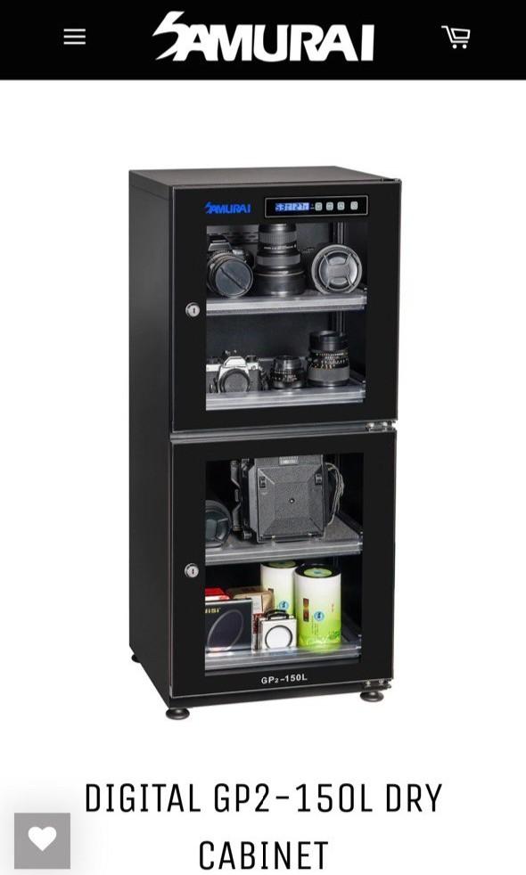 Samurai Dry Cabinet 150l, Photography, Photography Accessories, Dry ...
