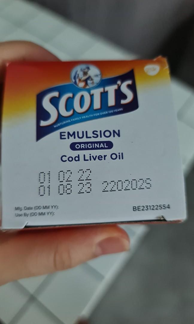 Scott's fish oil, Health & Nutrition, Health Supplements, Vitamins ...